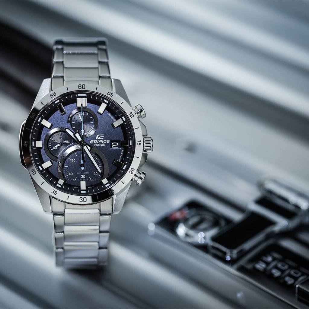 Casio Edifice Standard Chronograph EFR571D-1AVUDF - Aptimos - Aptimos