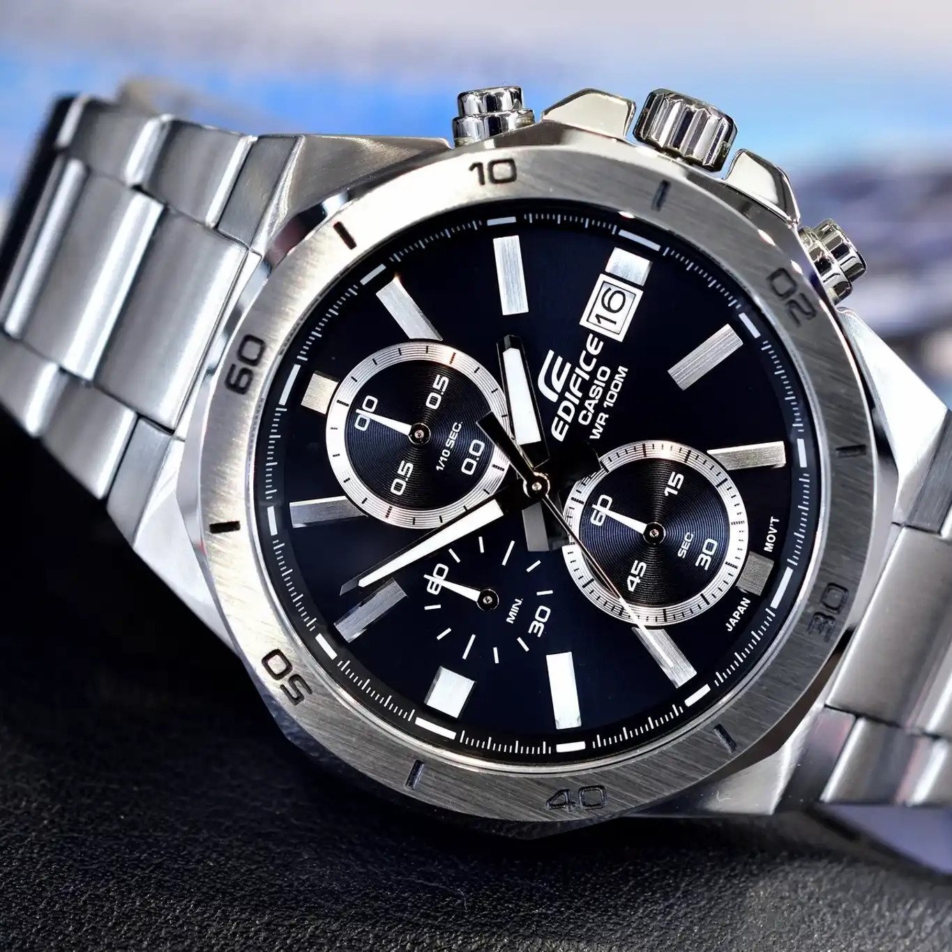 Casio Edifice Standard Chronograph EFV640D-1AVUDF - Aptimos - Aptimos
